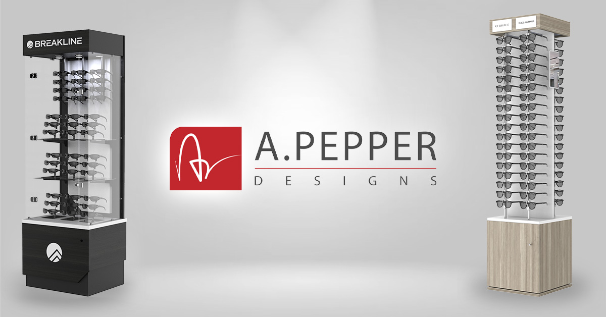 Custom Eyewear Displays | Optical Display Manufacturer | A Pepper Designs